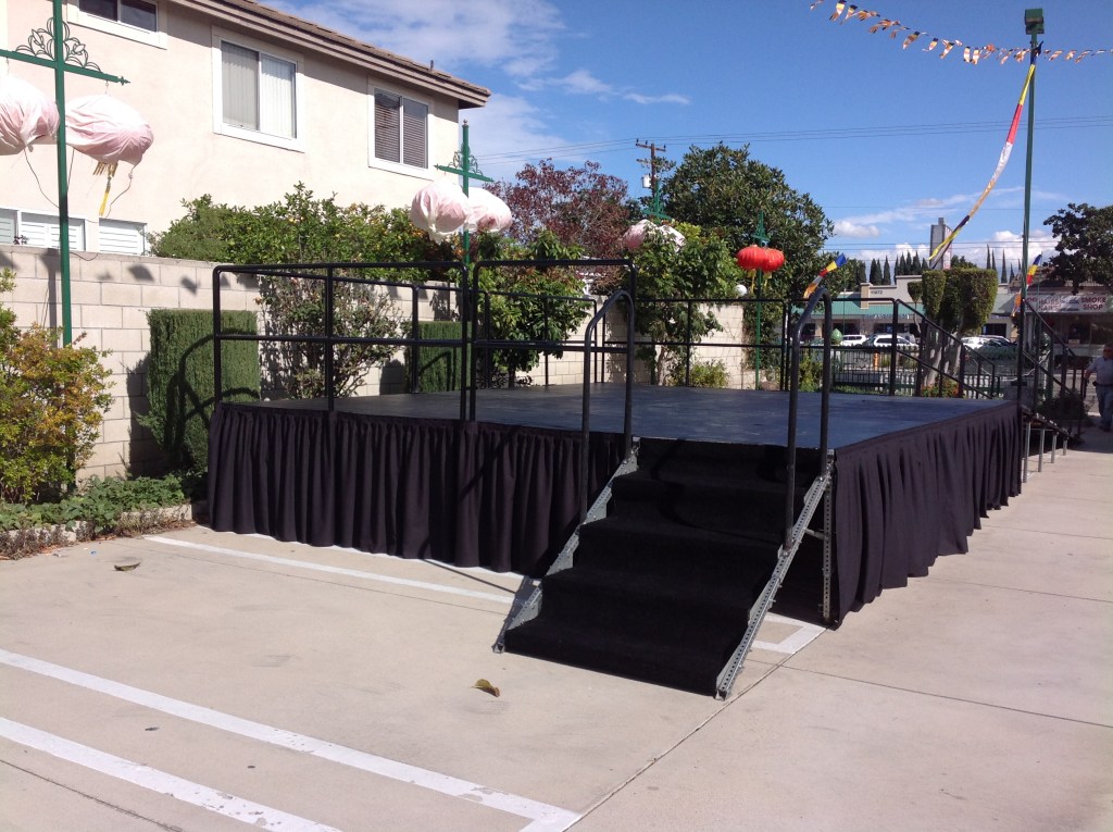 Staging Platform 3 Feet Height - Cosmos Event Rentals