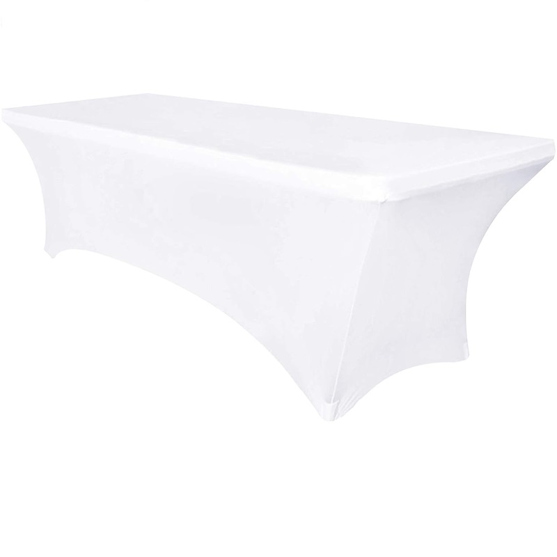 Rectangular Table 6' x 30" Spandex Linen - Cosmos Event Rentals